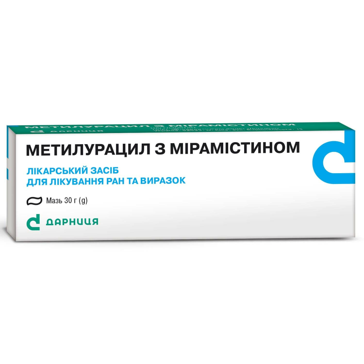 Methyluracil with miramistin ointment tube 30 g Метилурацил с ...